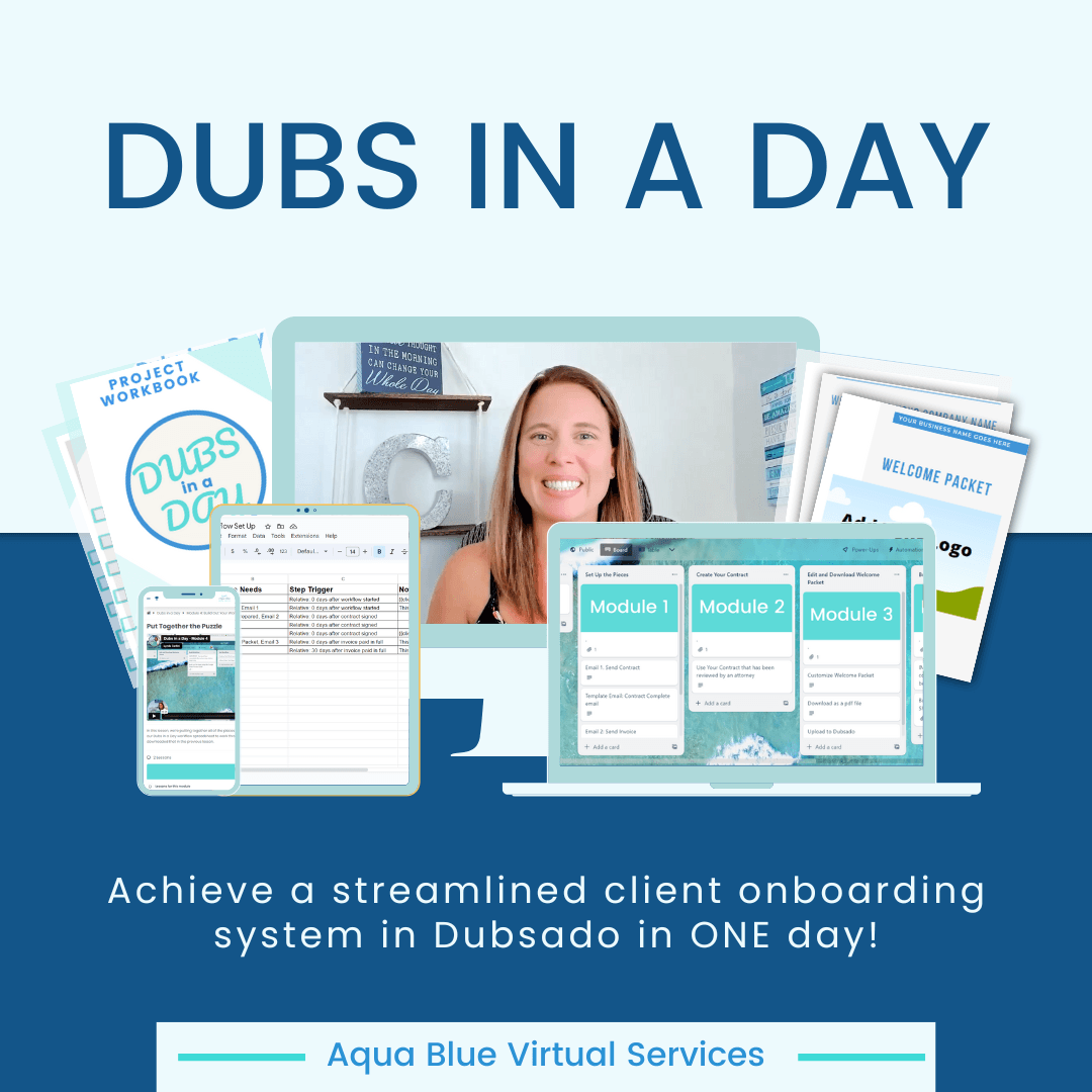 Lizzy's Christmas Party - Dubs in a Day - Aqua Blue Virtual Services